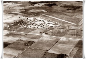 Aerial View Of RCAF Station Fingal During World War II – Canadian ...