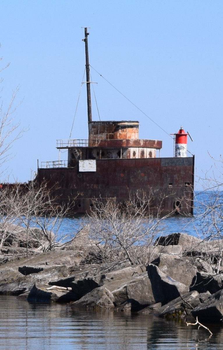 Old lake freighter finds second life as a breakwater – Canadian ...
