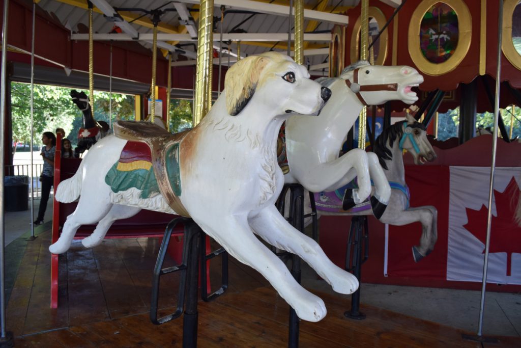 Historic carousel and miniature train entertain at Riverside Park ...