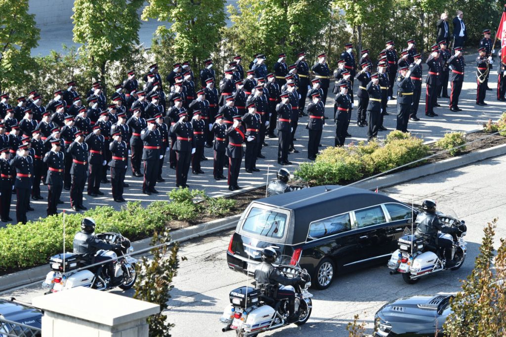 Funeral for Toronto Police officer shot in brazen ambush shooting ...